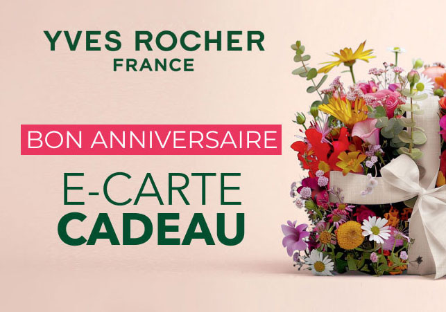 E-Carte Cadeau Yves Rocher